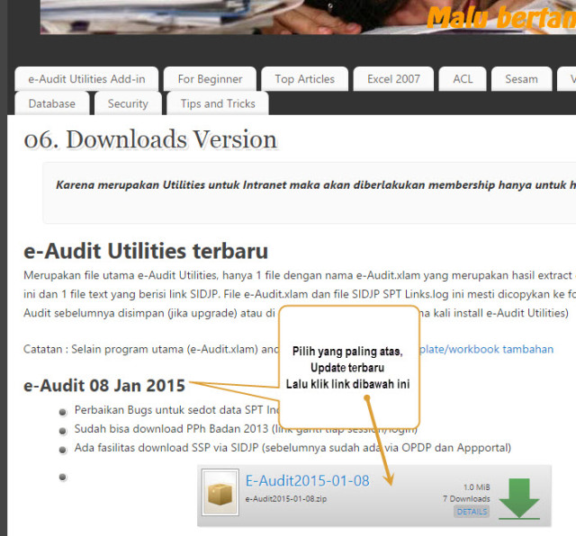 3. Update e-Audit Utilities · eAudit Utilities Manual Guide