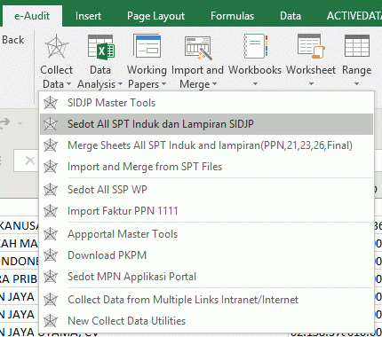 3. Sedot Data SPT Induk dan semua lampirannya · eAudit Utilities Manual ...